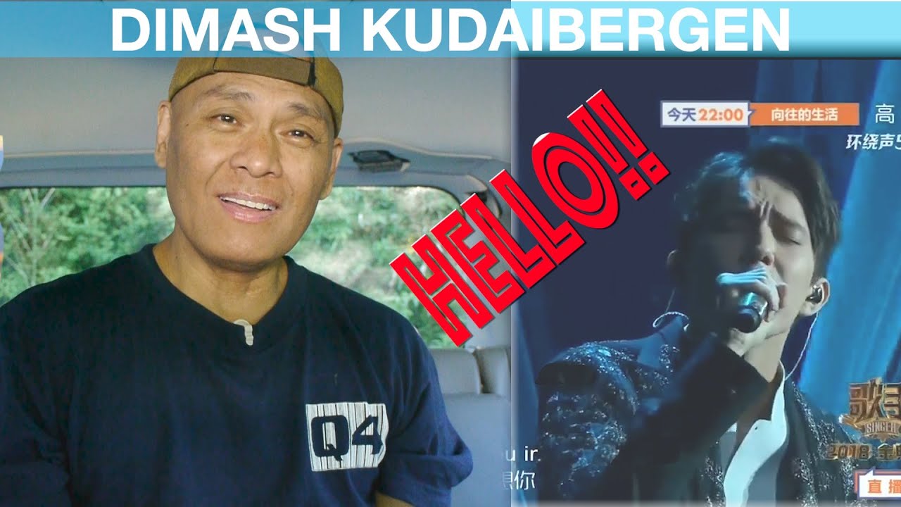 DIMASH KUDAIBERGEN - sings - "Hello" | REACTION VIDEO - YouTube