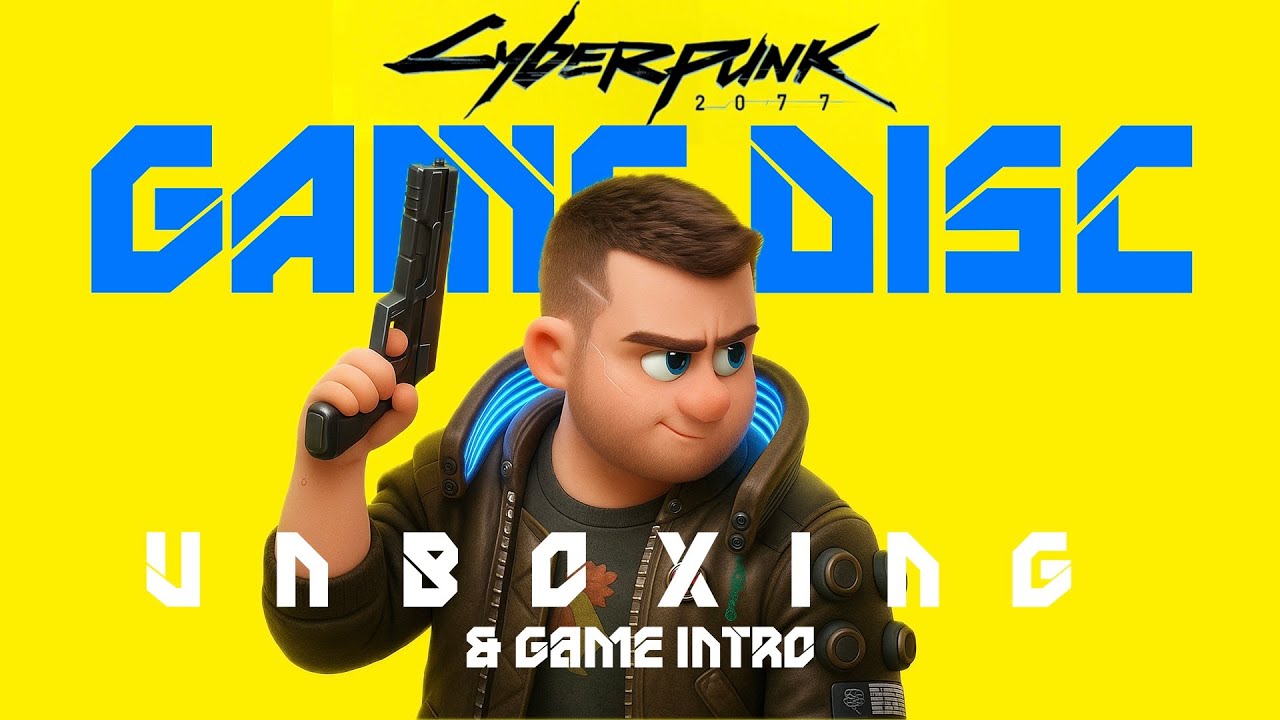 Cyberpunk PS5 Game Disc Unboxing and Game intro #cyberpunk # ...