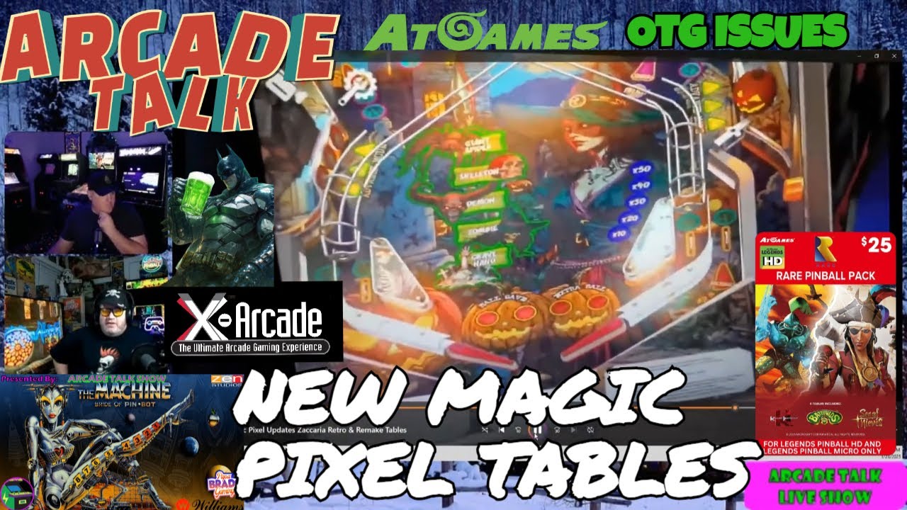 New Magic Pixel Tables, X-Arcade, AtGames Sale and News! - YouTube
