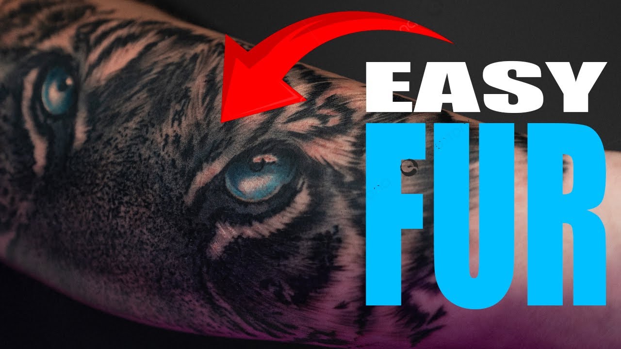 HOW TO Tattoo FUR..The EASY WAY (Tutorial) - YouTube
