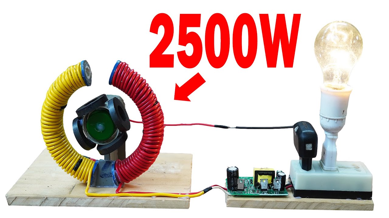 I Generate Endless Electricity Easily With Permanent Magnets - YouTube