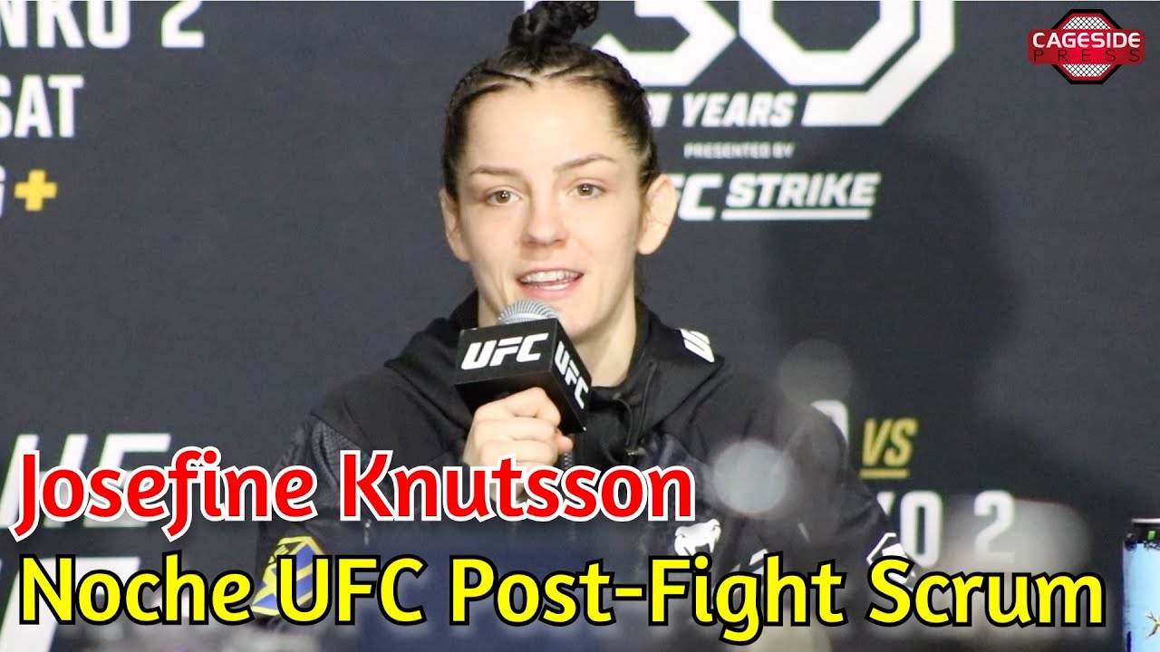 Josefine Knutsson on Winning Short Notice UFC Debut After Contender ...