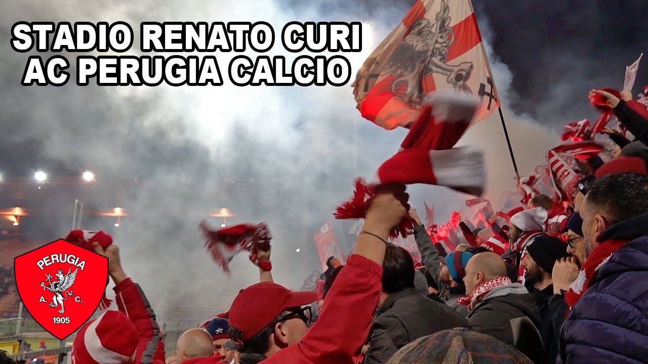 AC PERUGIA CALCIO 🇮🇹 STADIO RENATO CURI 🏟️ ESTADIOS DE ITALIA - YouTube
