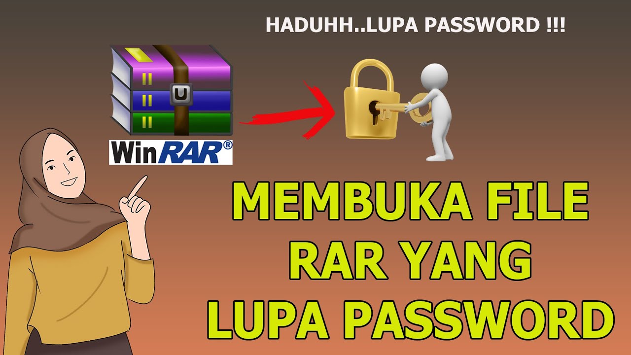 Cara membuka file rar yang dipassword di PC - YouTube