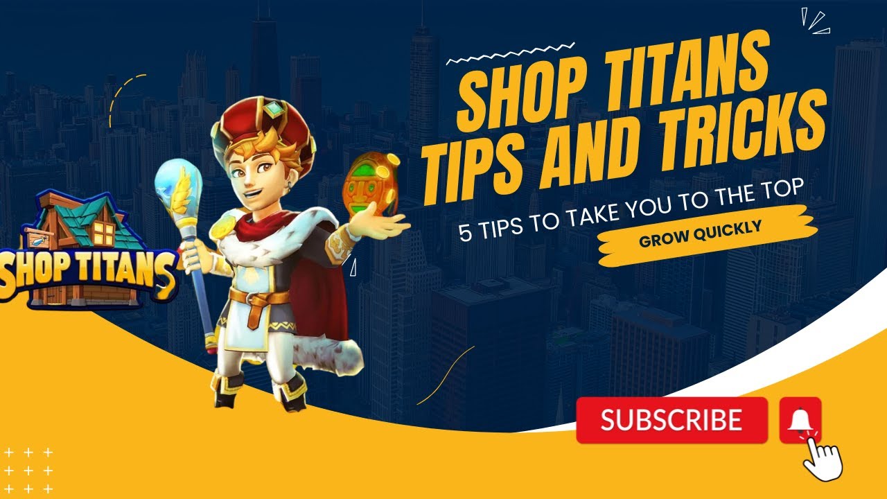 SHOP TITANS! 5 TIPS AND TRICKS TO TAKE YOU TO THE TOP! - YouTube