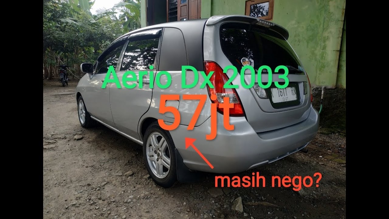 Suzuki Aerio dx 2003 manual pajak panjang cuma 57jt masih nego? - YouTube
