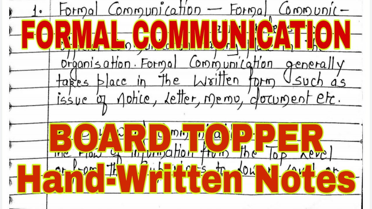 #31 | Formal Communication: Meaning, Types, Advantages, Disadvantages ...