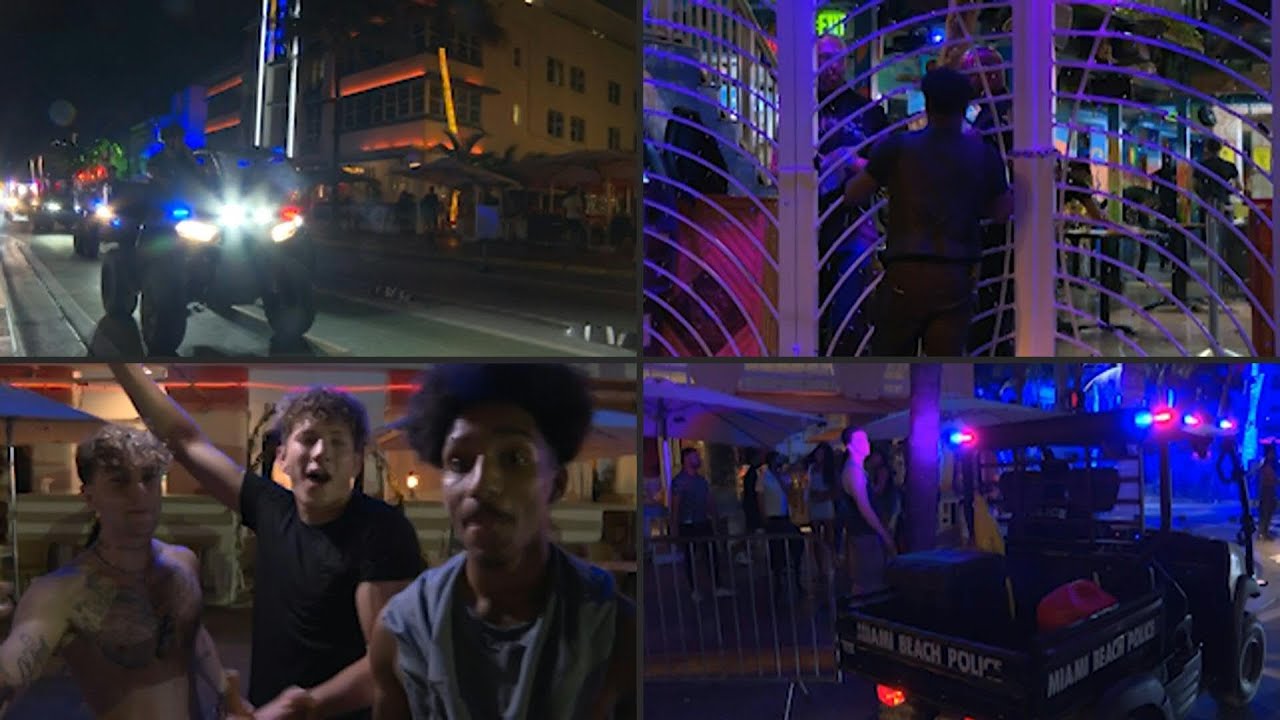 Miami Beach imposes spring break curfew after gun violence | AFP - YouTube
