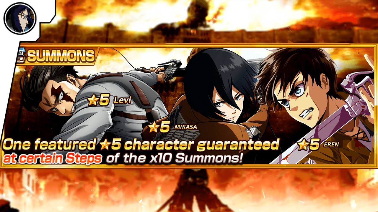 AOT X BBS !! * NEW * ATTACK ON TITAN SUMMONS COMING SOON - Bleach Brave ...
