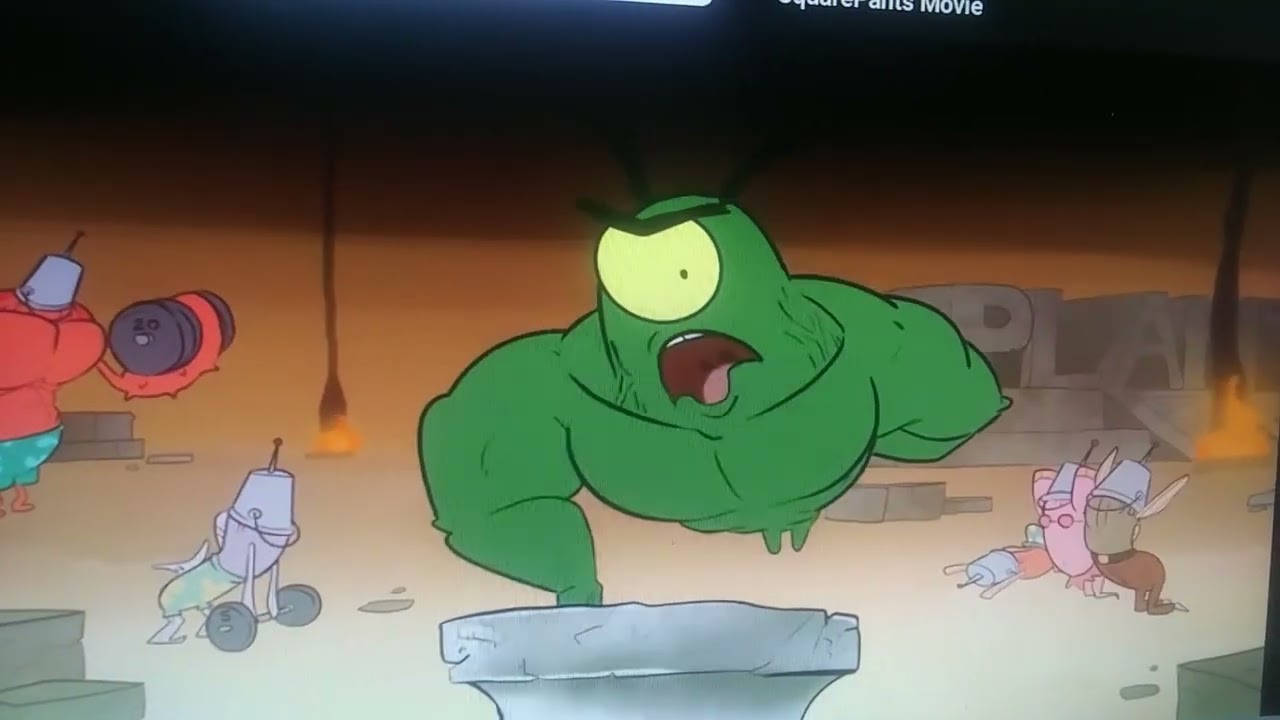 The Spongebob Squarepants Movie Part 17 All Hail Plankton - YouTube