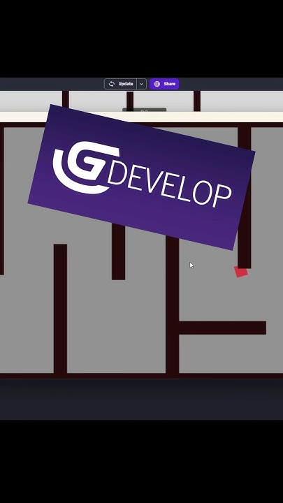 Pathfinding in only 1 minute using Gdevelop! #gamedevtutorial - YouTube