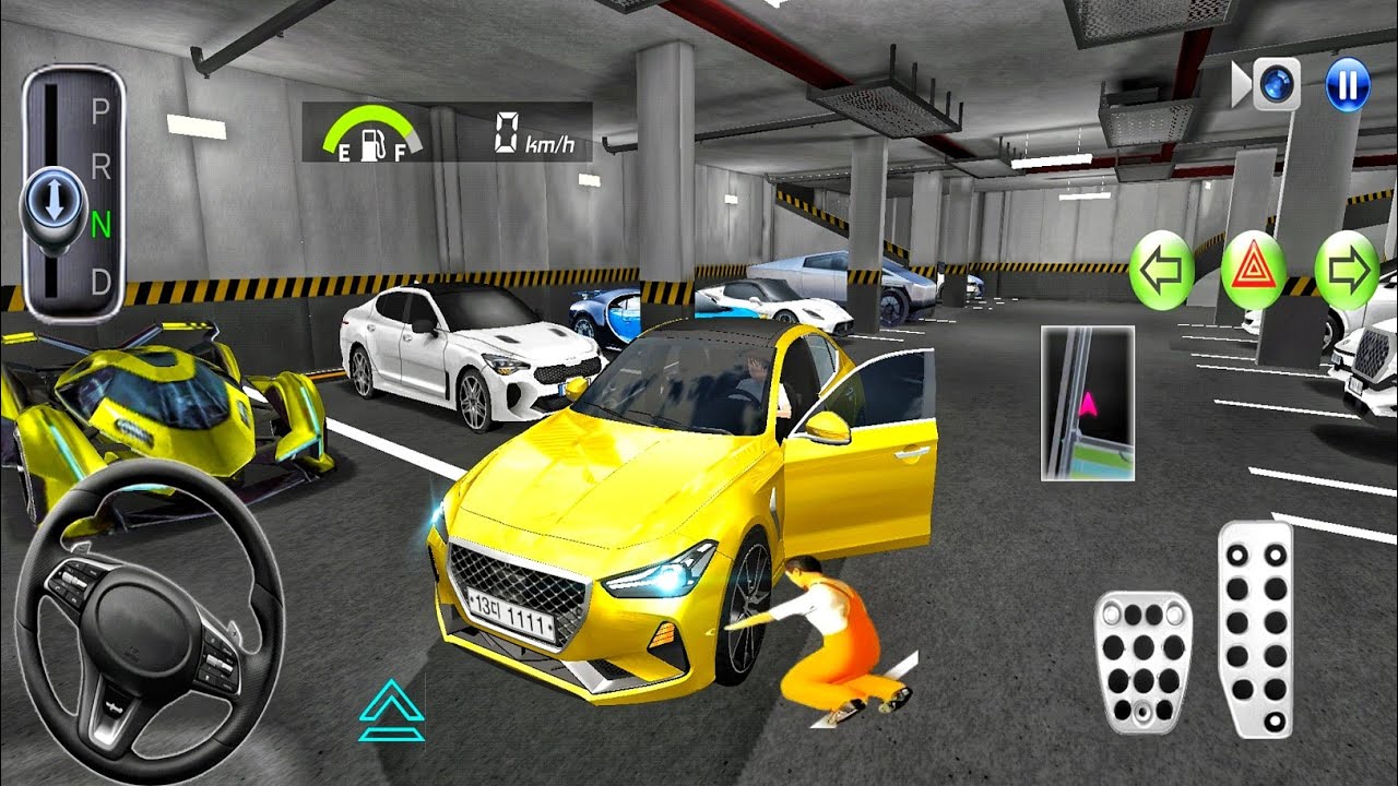 New Tesla EV Best Car City Driving Simulation! 3D Driving Class - Car ...