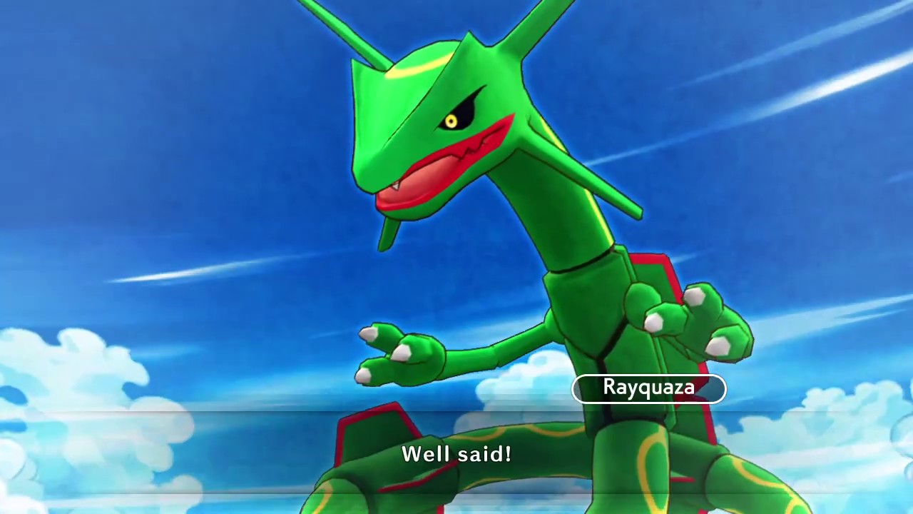 Pokémon Mystery Dungeon: Rescue Team DX ! Rayquaza Hyper beam the ...