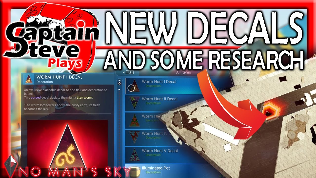 No Man's Sky Outlaws New Worm Decals Quicksilver Items Refresh Captain ...