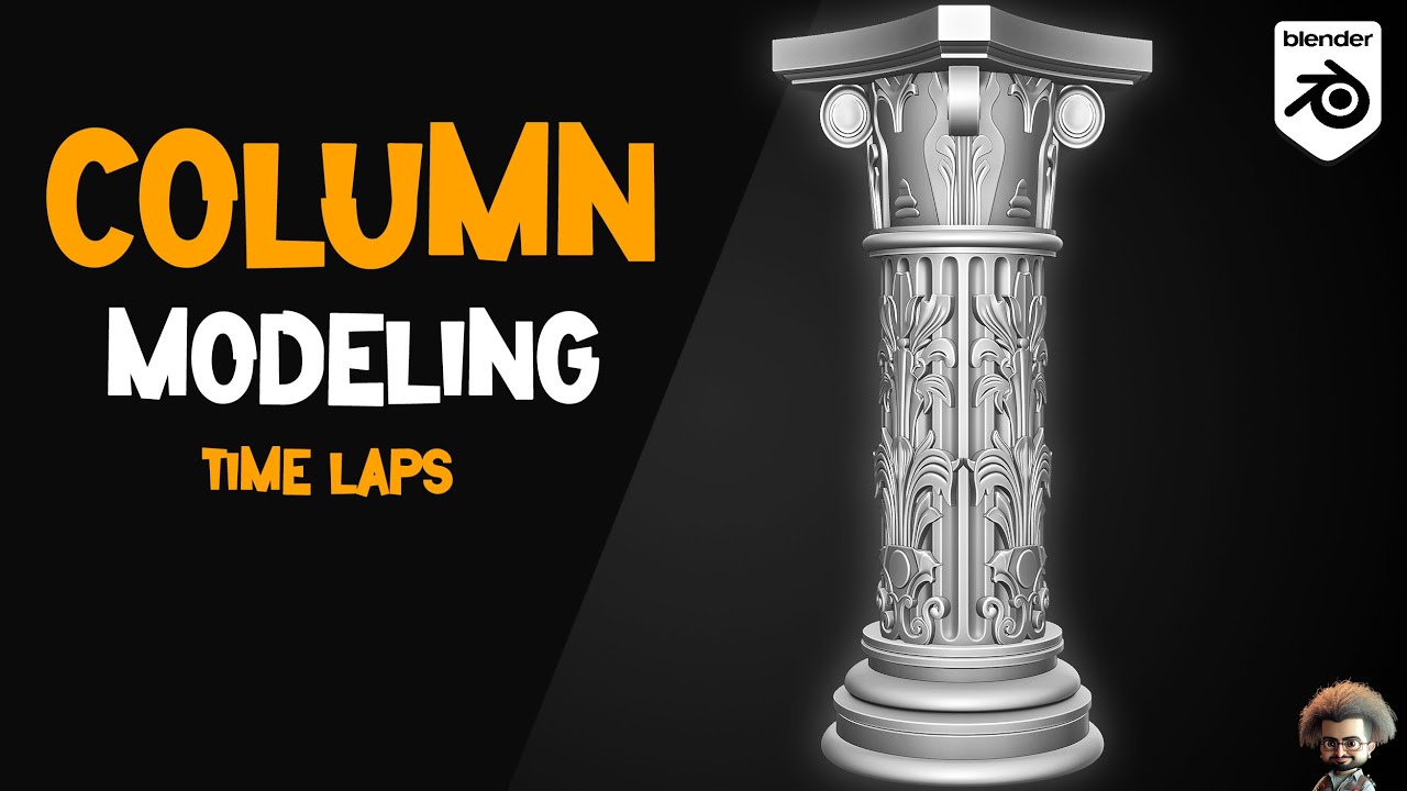 How To Model Gothic Columns In Blender - YouTube