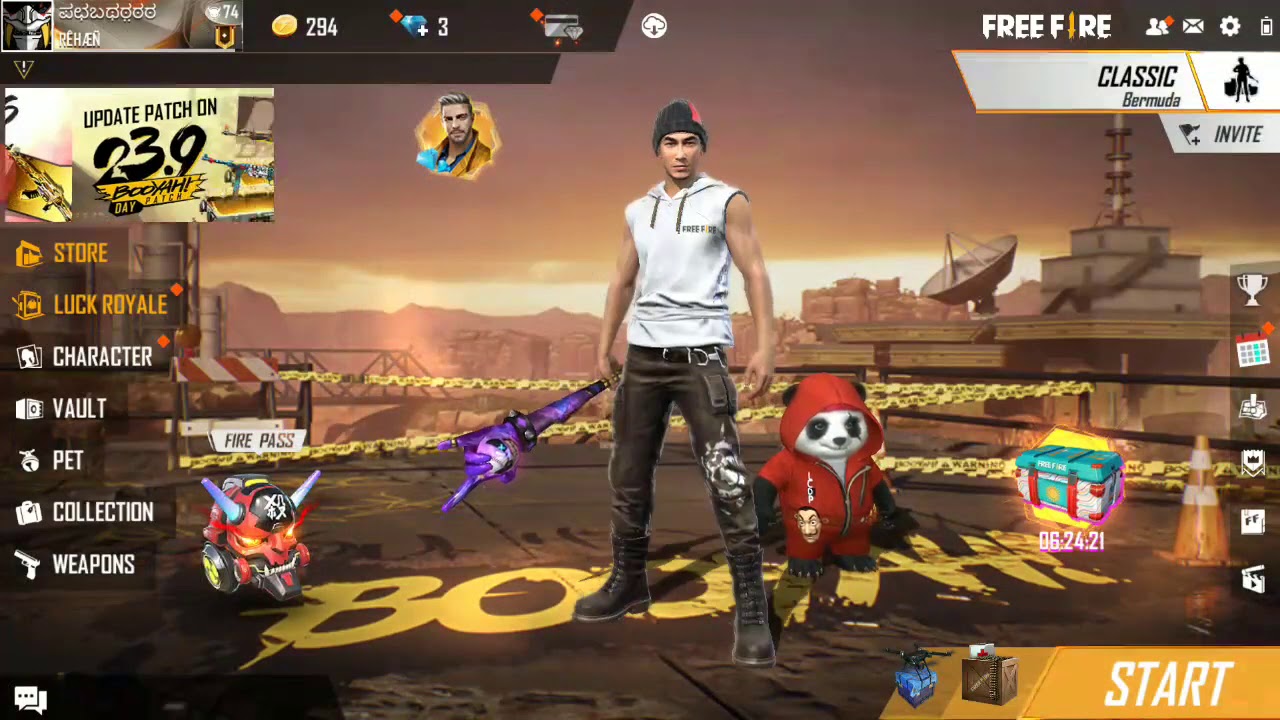 free fire Crown the boxer event -- Crown-- the boxer full detail- - YouTube