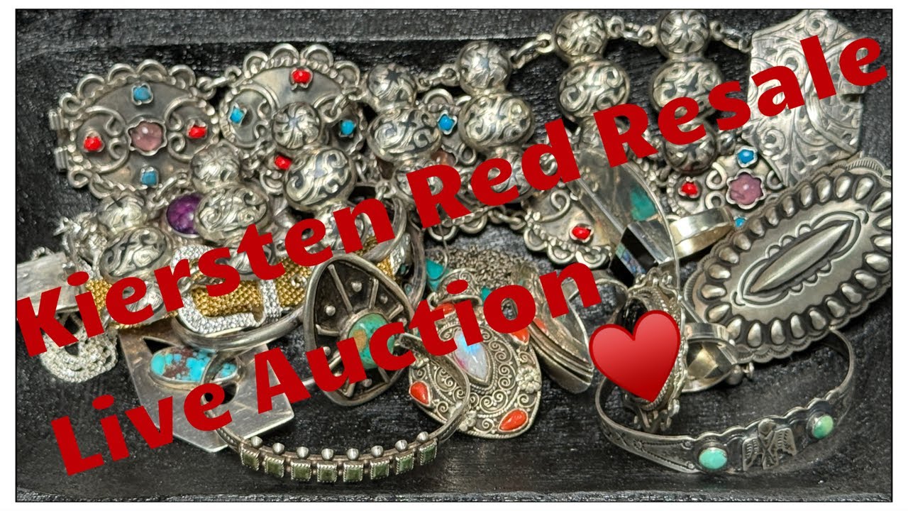 KIERSTEN RED RESALE LIVE JEWELRY AUCTION Thursday 4/17 4:30 pm PST/7:30 ...
