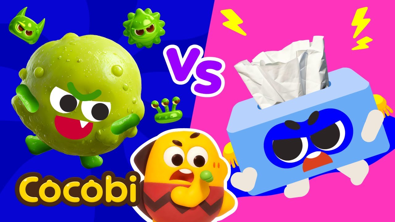 Booger VS Tissue👃🧻Don't Pick Your Nose! Songs for Kids | Cocobi - YouTube