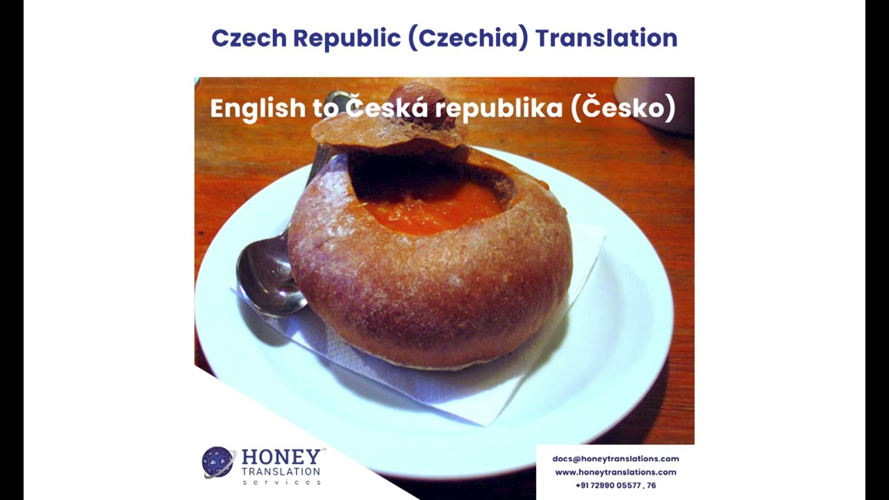 English to Czech Republic Czechia Language Translation Service - YouTube