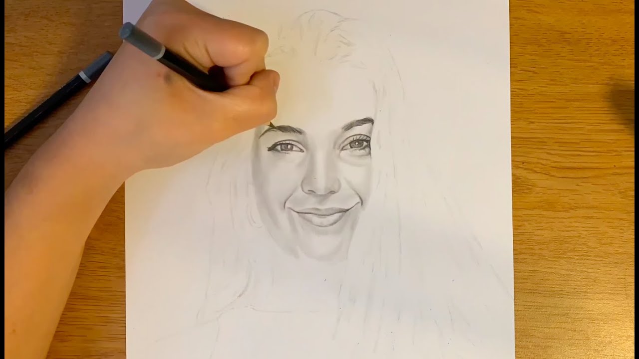 Drawing Lexi Rivera - YouTube