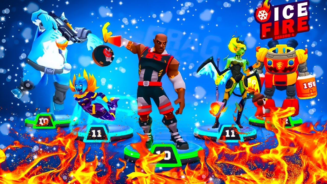Fire & Ice Character's Combo Deck!🔥🥶 - FRAG Pro shooter - YouTube