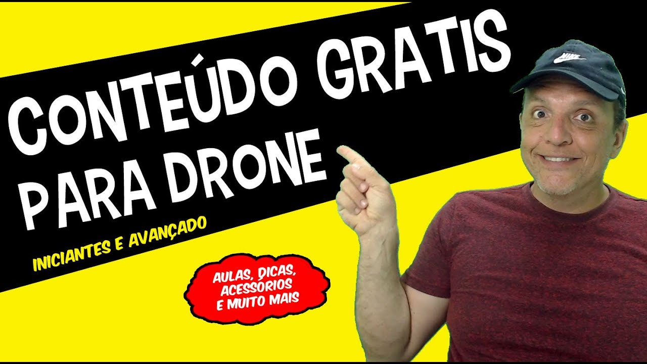 Aonde encontrar aulas de drone, conteúdo e dicas para iniciantes em 4: ...