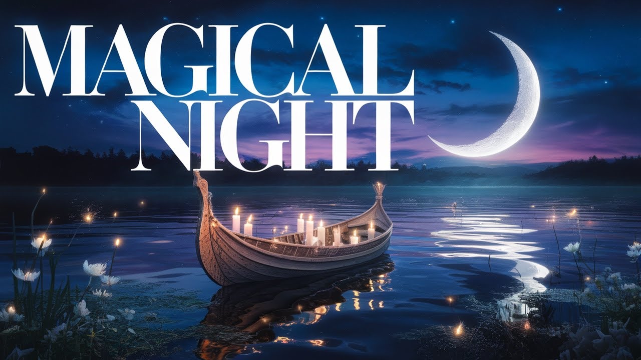 Relaxing Night Scenery with Soothing Music – Peaceful Nature Sounds ...