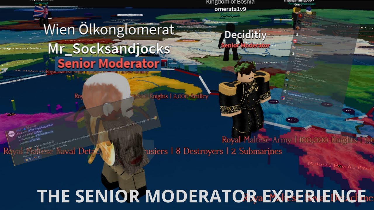 The Risk Senior Moderator Experience - YouTube