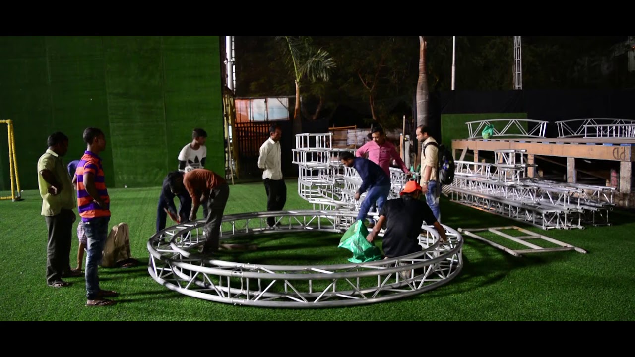 How to install Aluminium Truss video.How to use and Handling Aluminium ...
