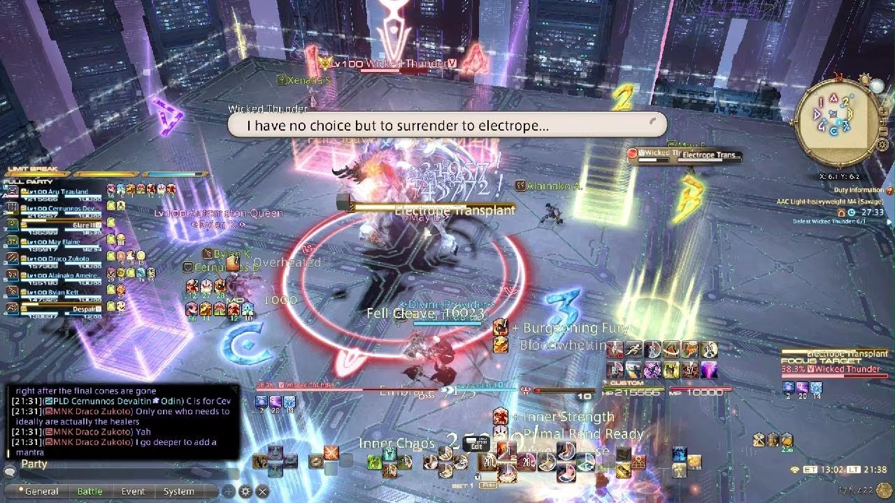 Final Fantasy XIV - M4s Phase Transition - YouTube