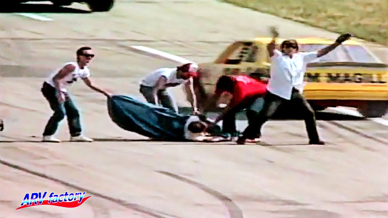 Accident of 1987 ARCA Permatex 500k - YouTube