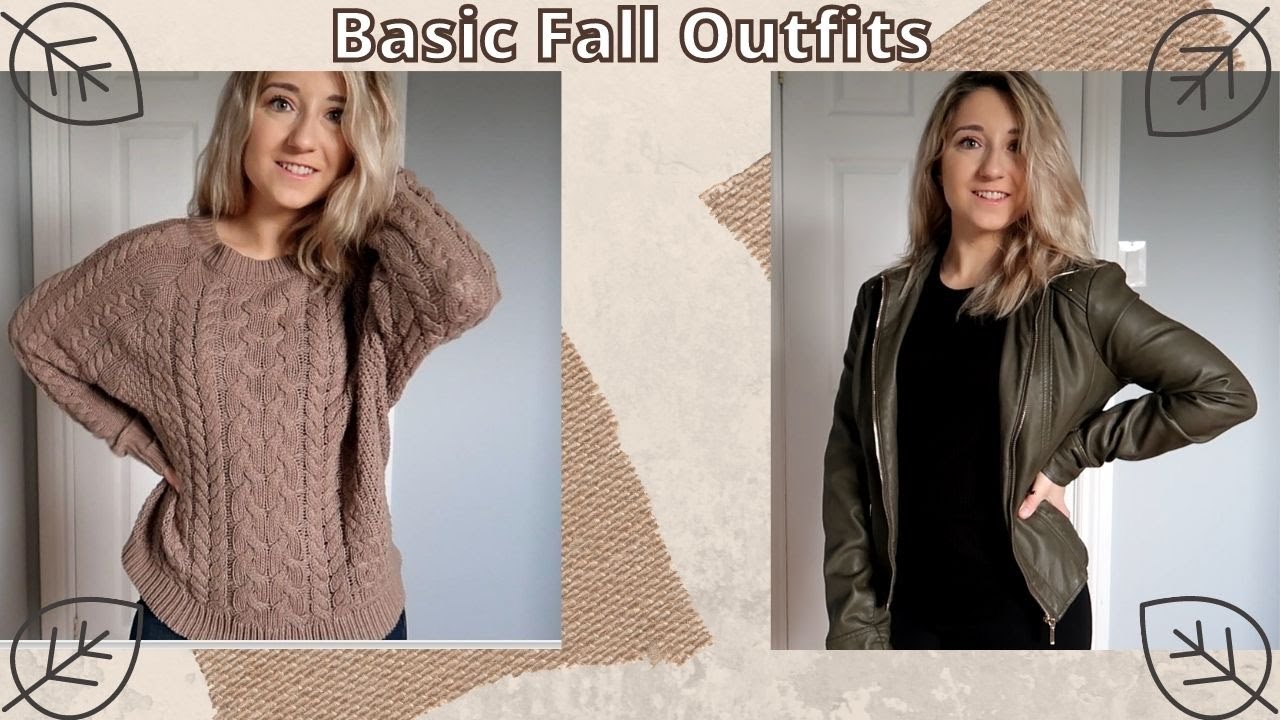 CASUAL FALL OUTFITS! Fall Fashion Lookbook/ Ideas 2020! - YouTube