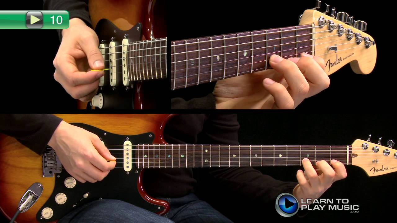 Ex010 Super Easy Guitar Lessons ~ Notes, Chords & Rhythms Tab Ed - YouTube