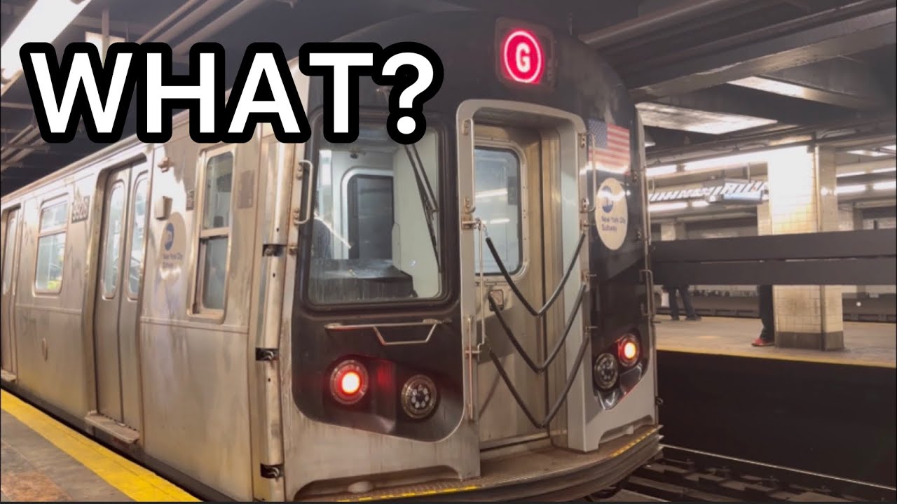 A / C / G trains at Hoyt Shermerhorn Street + Rush hour + Friendly Operator on the G line! - YouTube