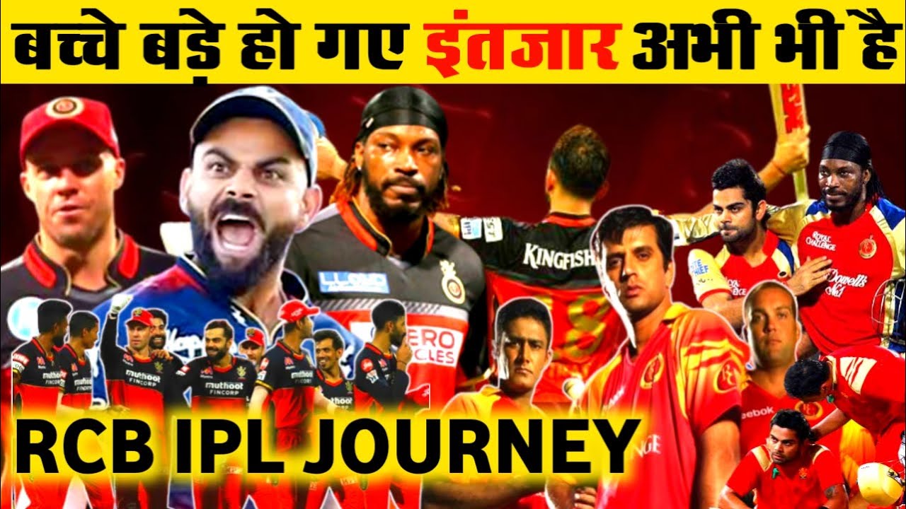 Royal Challenger Banglore IPL Journey | The Journey of RCB | #rcb # ...