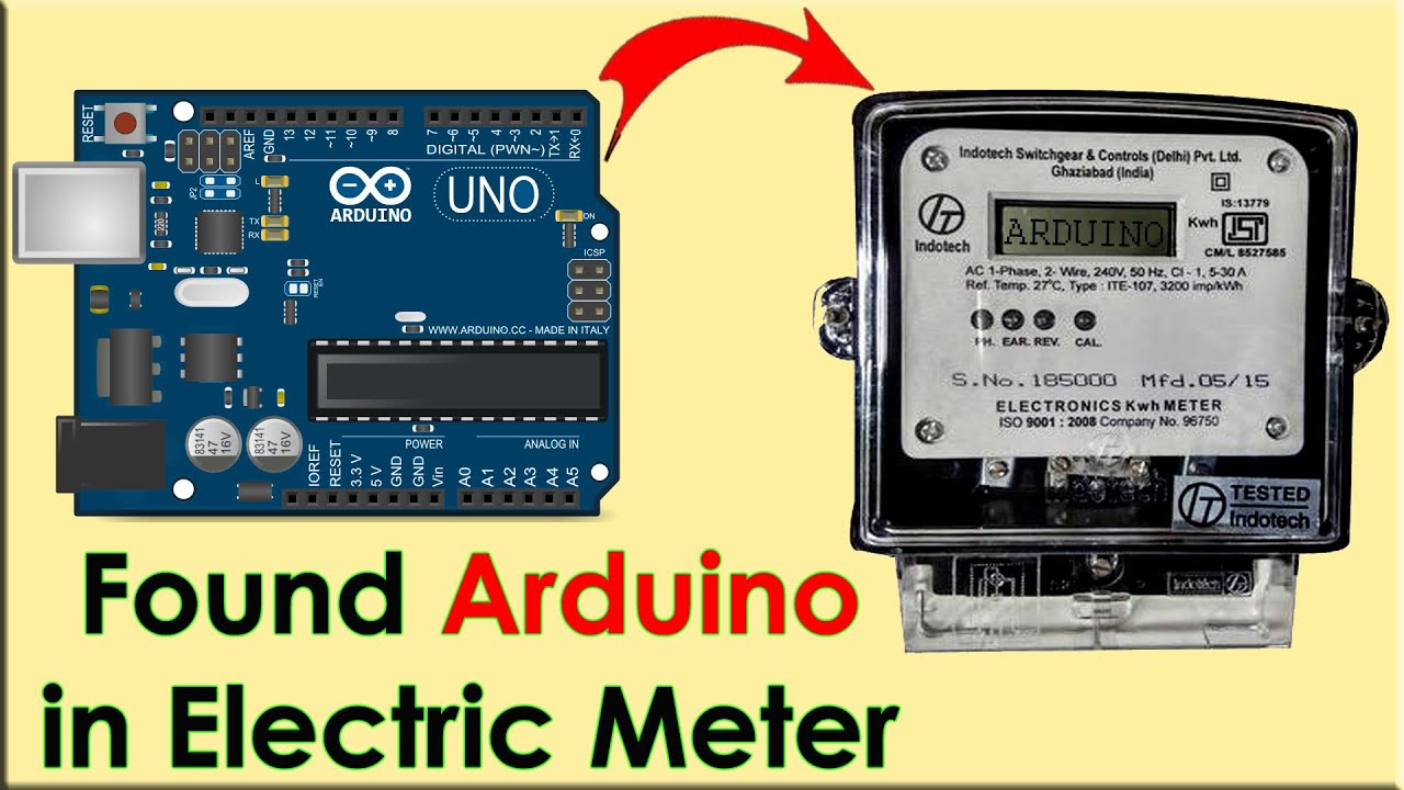 Arduino in Electric Energy Meter 240v Ac 50hz, What is Inside Digital ...