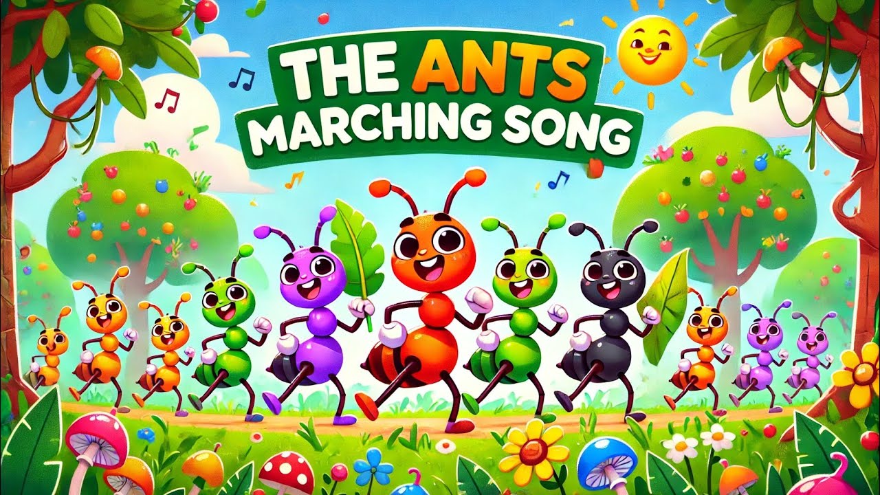 The Ants Go Marching One By One Song | Kids Songs & Nursery Rhymes ...