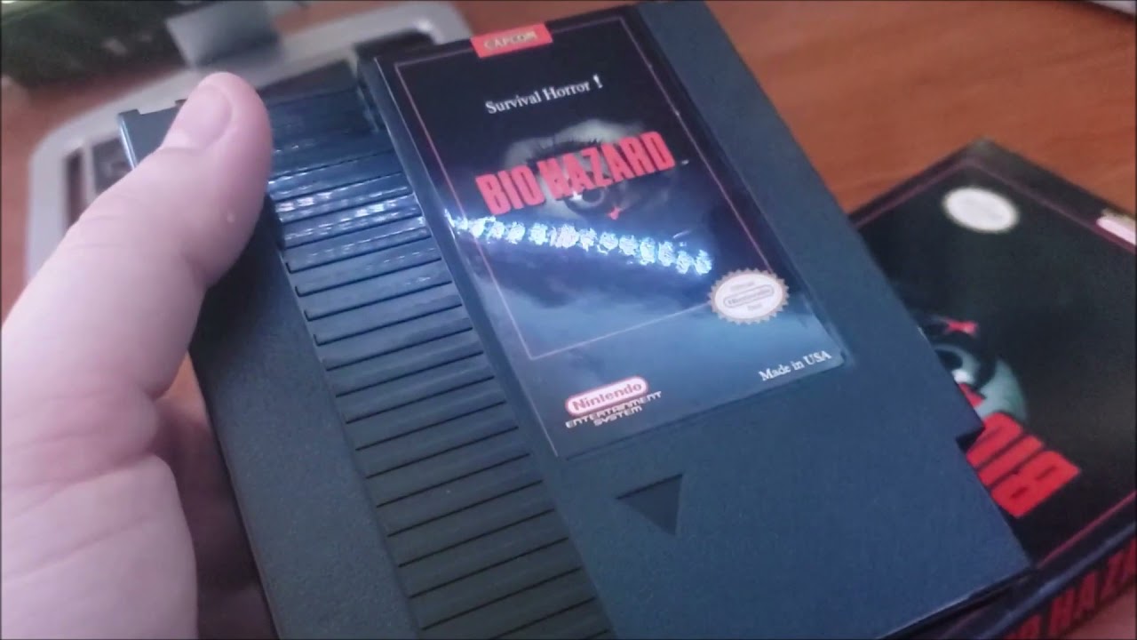 Resident Evil (BIOHAZARD) Homebrew NES Game Unboxing - YouTube
