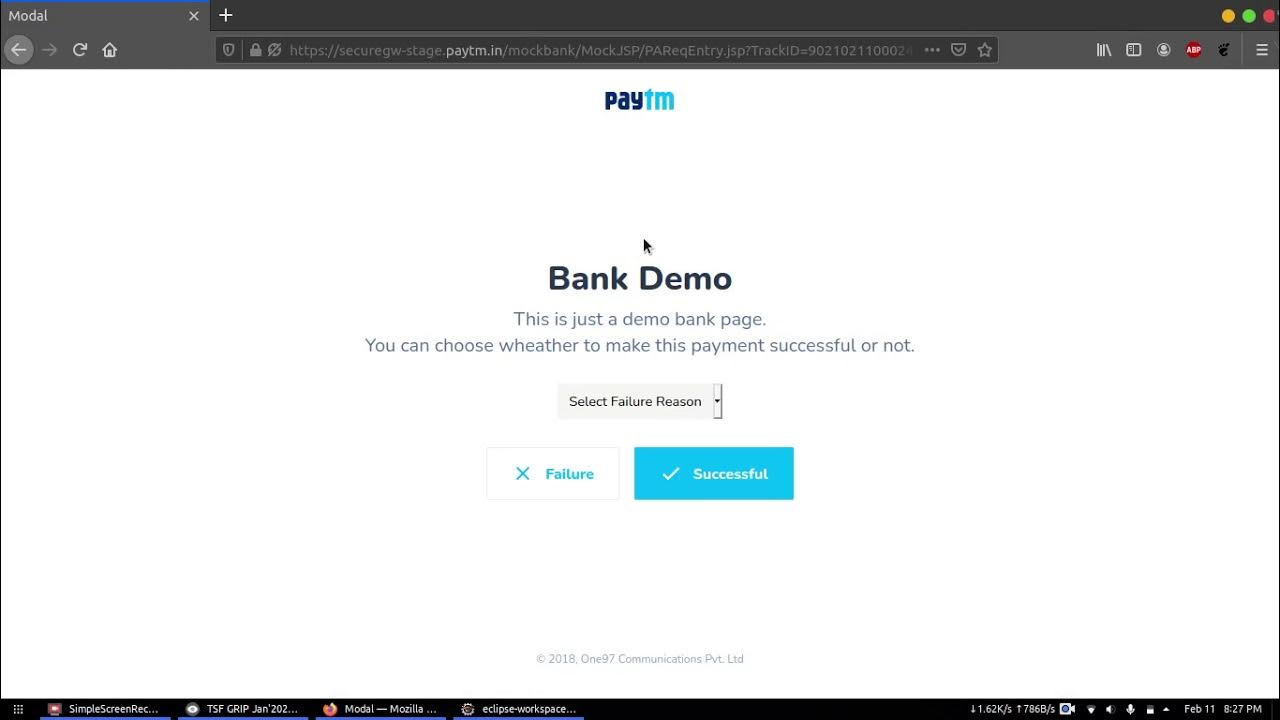 Payment Gateway Integration Java Spring Boot Project Paytm Gateway Youtube