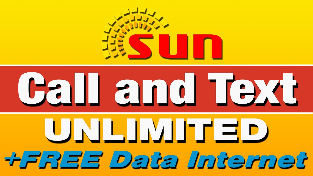 SUN Call and Text UNLIMITED l Promo Review 2020 - YouTube