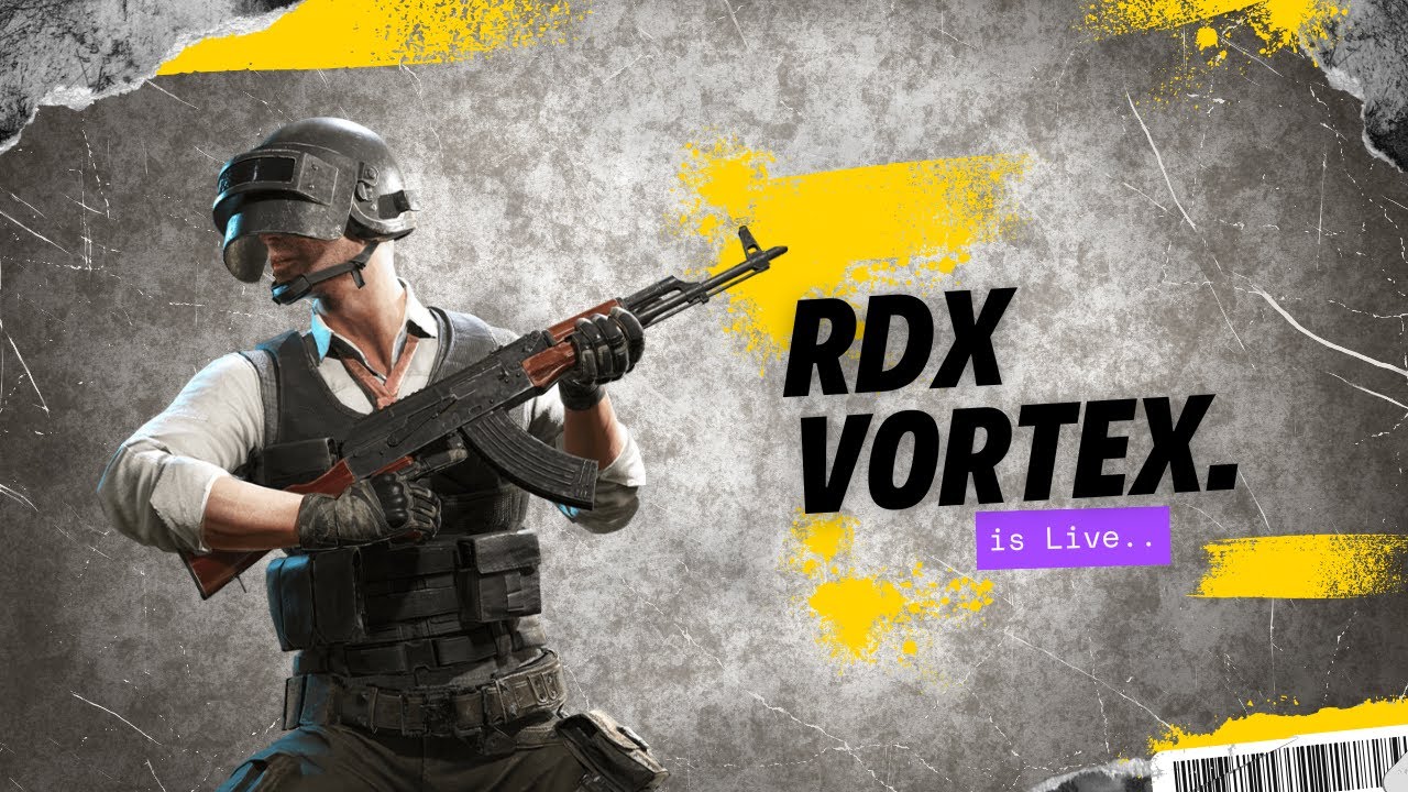 PUBG PC || #pubgpc || RDX VORTEX IS HERE......... - YouTube