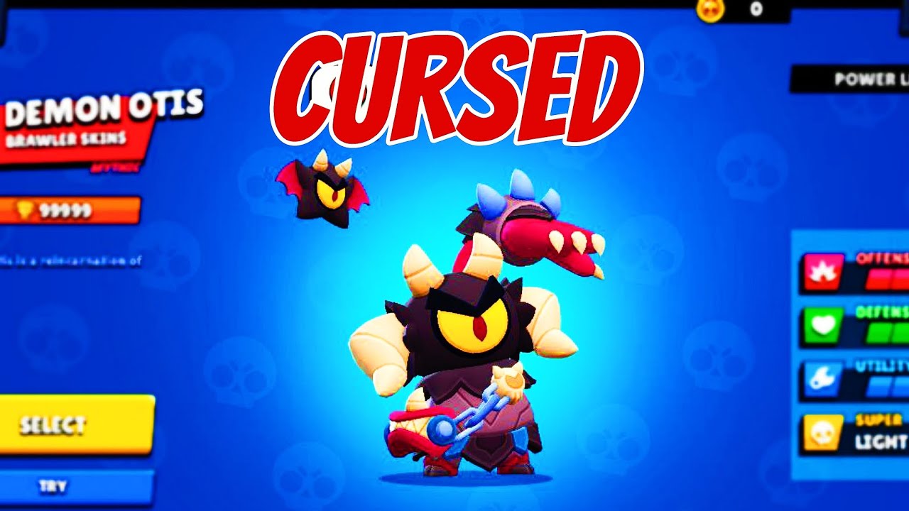 NEW🤩 Brawler "DEMON OTIS" CURSED Brawl Stars⭐ - YouTube