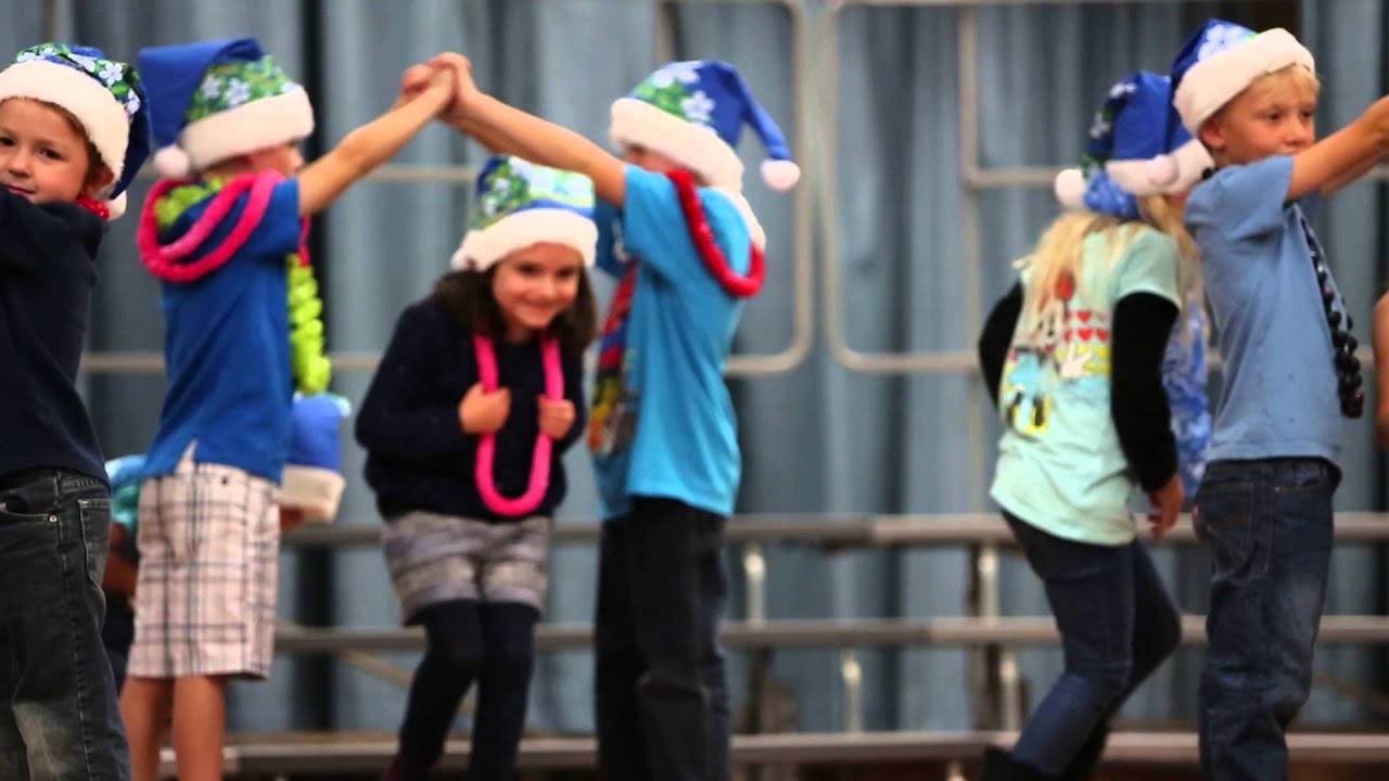 Rudolph the red nose reindeer- school performance - YouTube