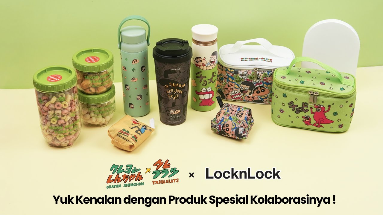 Kenalan dengan Produk Spesial Kolaborasi Crayon Shinchan x Tahilalats x ...