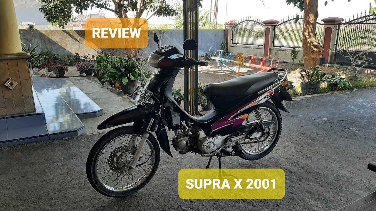 REVIEW HONDA SUPRA X 100 TAHUN 2001 - YouTube