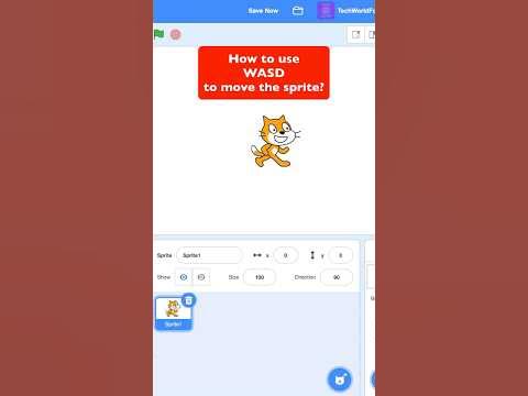 How to Move Your Sprite With Just 4 Keys? #scratch #codingforkidsfree # ...