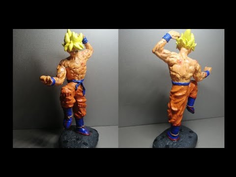 Гоку из полимерной глины | Goku polymer clay | DBZ - YouTube