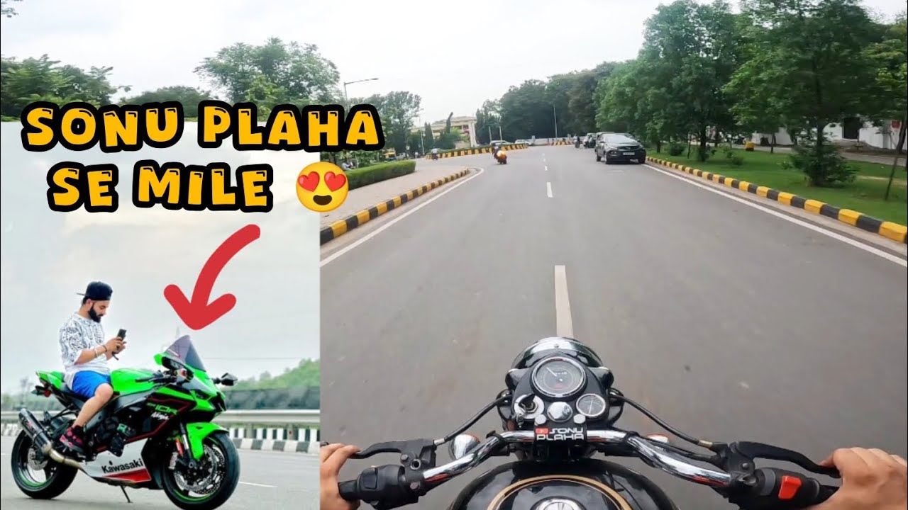 24 Lakh Ki Bike Me Sonu Plaha Sir Se Finally Mil Liya 😍 - YouTube
