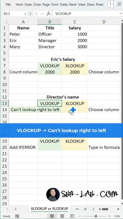 Excel Vlookup Vs Xlookup Excel Youtube