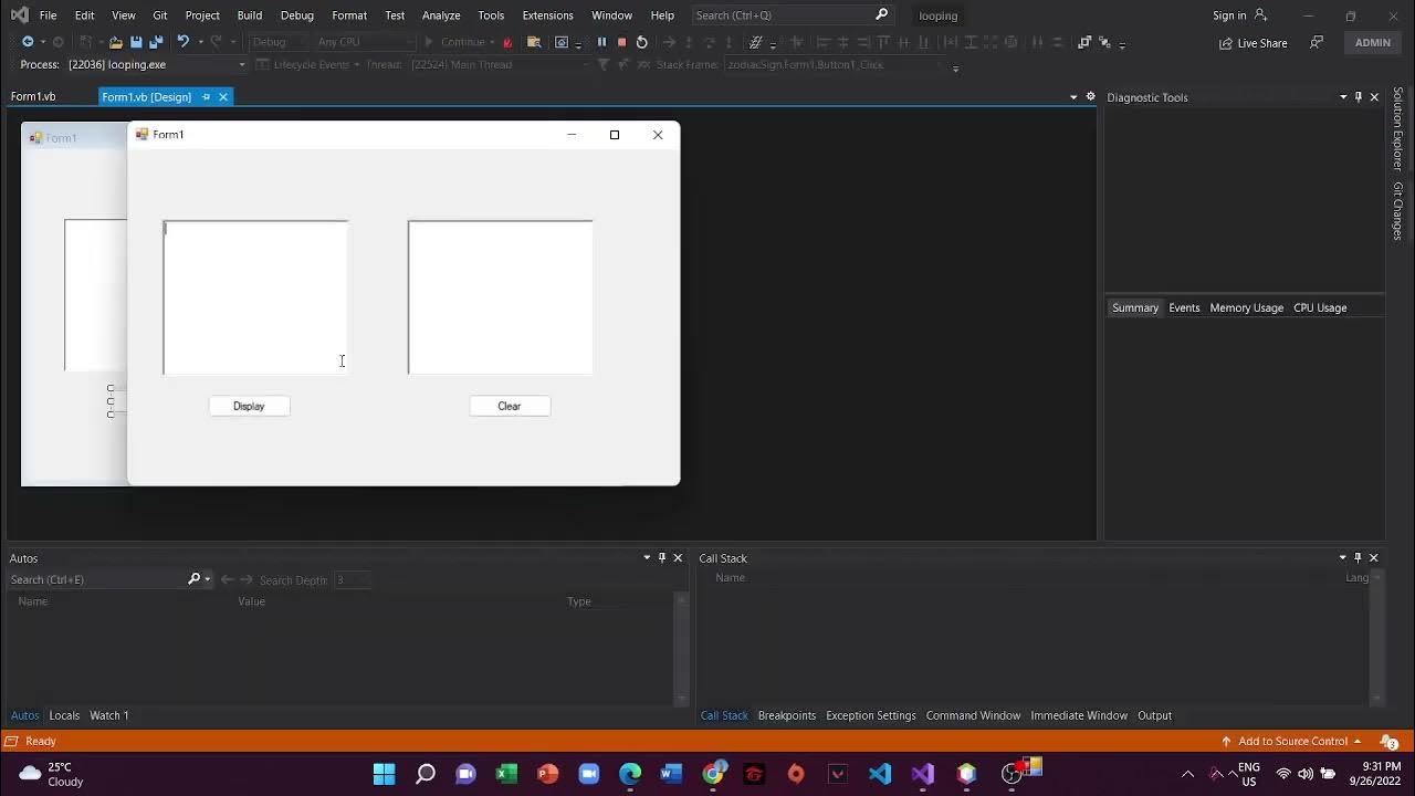 Looping Visual Basic 2019 Youtube